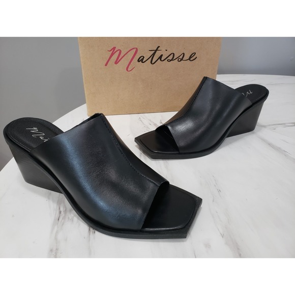 Matisse | Shoes | New Size 1 Matisse Lillie Wedge Heeled Sandal Black ...